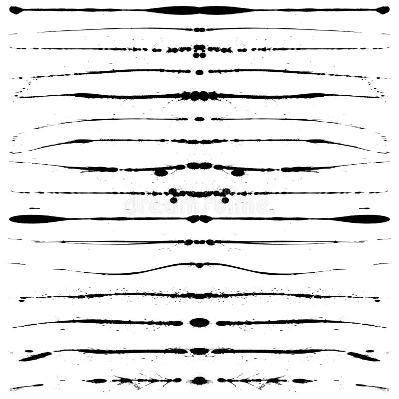 Grunge lines stock vector. Illustration of collection - 9588902