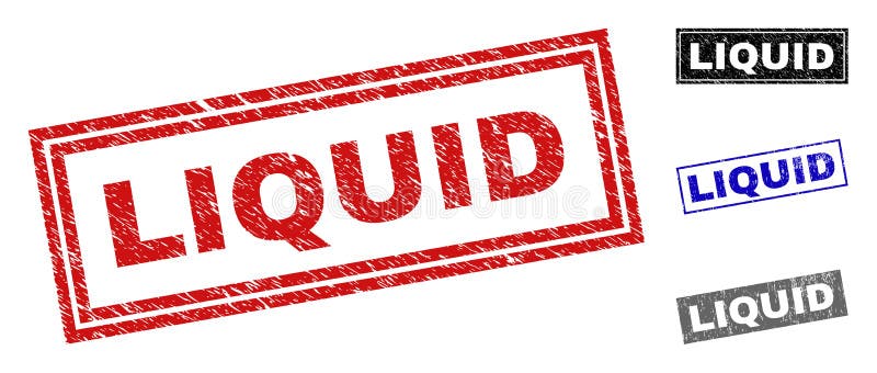 Liquid Rectangle and Square Shapes in Blue Purple Stock Vector ...