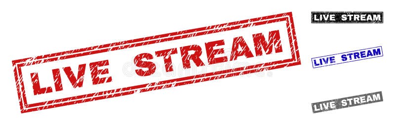 Rectangle Stream Logo Concept Design. Symbol Graphic Template Element ...