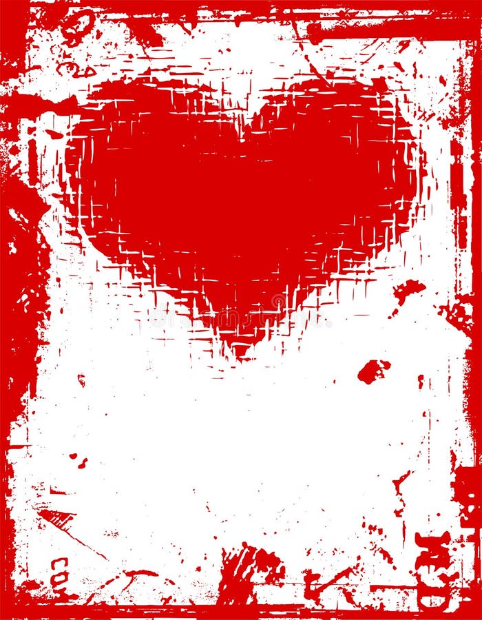 Grunge love stock vector. Illustration of border, love - 379499