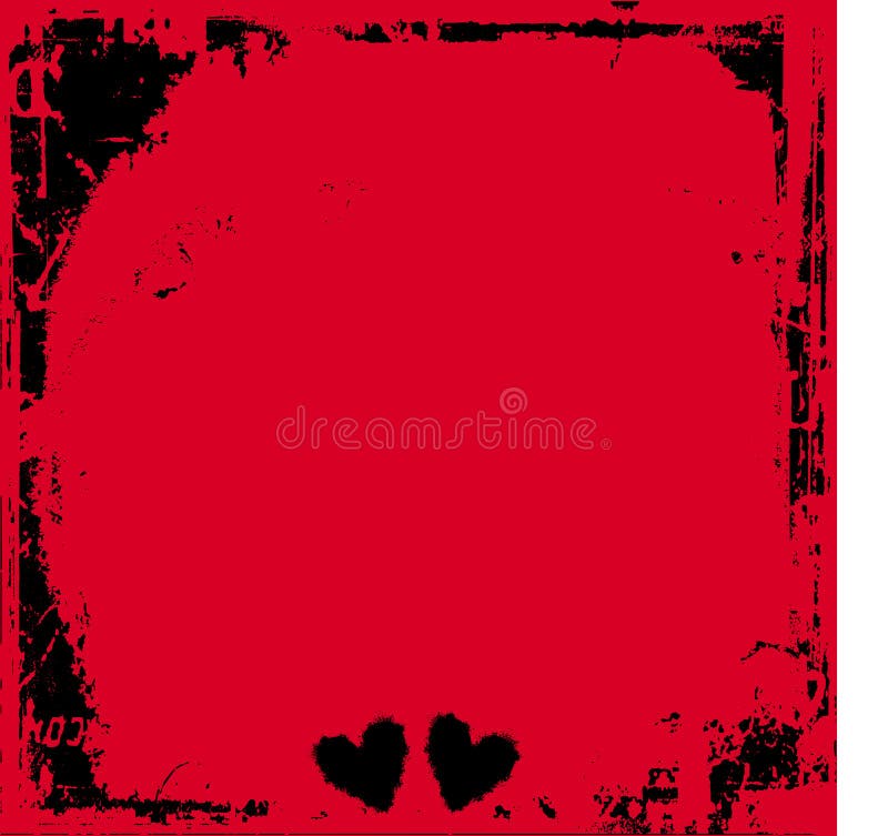 Grunge love stock vector. Illustration of border, love - 379499
