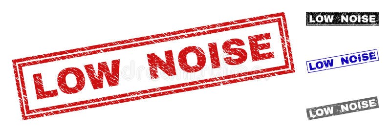 Grunge LOW NOISE Scratched Rectangle Stamps Stock Vector - Illustration ...