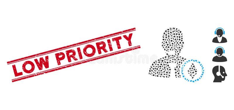 Grunge Low Priority Line Seal with Collage Ethereum Operator Manager ...