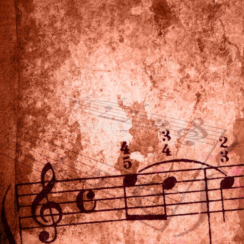 Music notes background stock illustration. Illustration of lined - 19247681