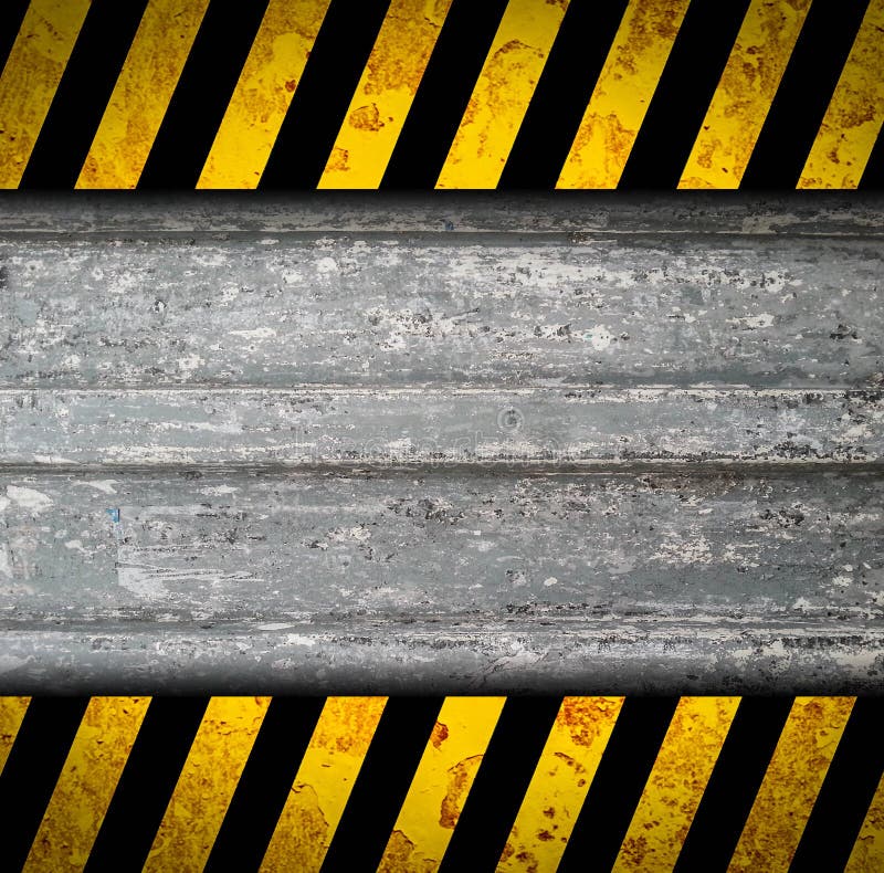 Old Metal Plate Background Hazard Stripes Stock Photos - Free & Royalty ...
