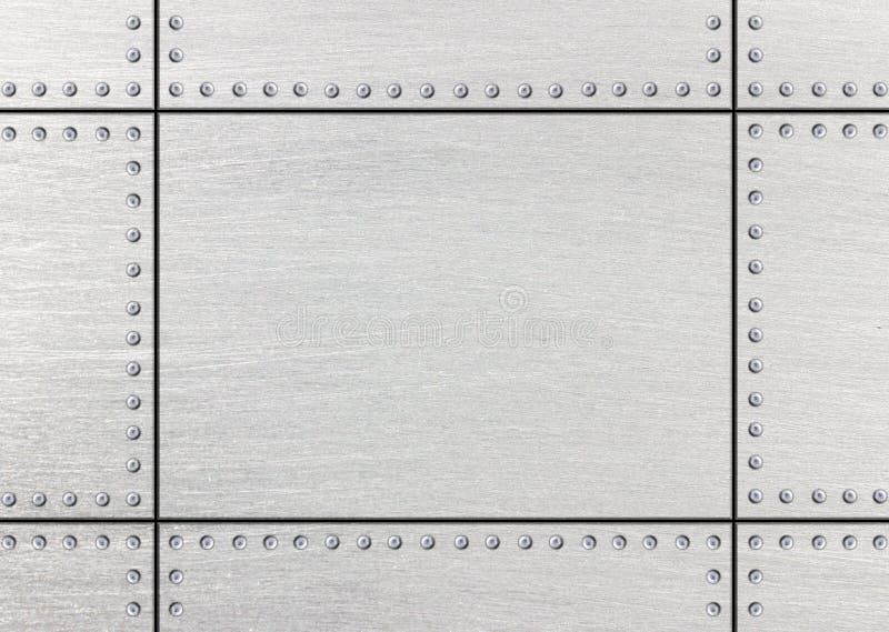 Grunge Metal Background with Rows of Bolts, 3d, Illustration Stock ...