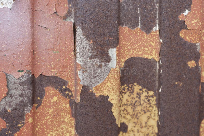 Rusty Metal Texture. Stain, Surface Red and White Iron Stock Image ...