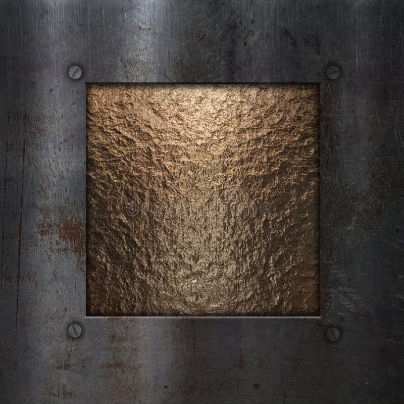 Metal frame background stock illustration. Illustration of framework ...