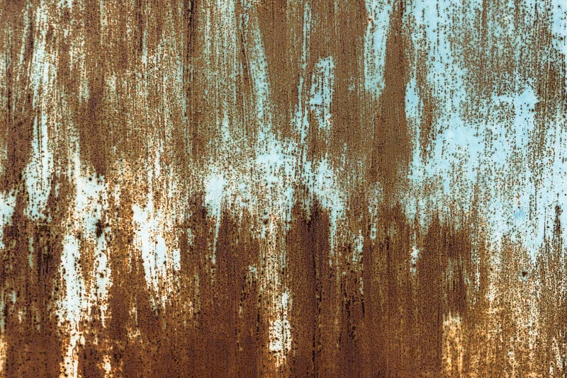 Grunge Metal Painted Texture. Old Painted Metal Surface with Rust Stock ...