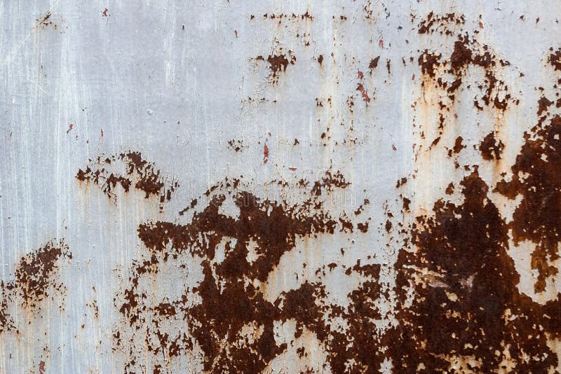Grunge Metal Painted Texture. Old Painted Metal Surface with Rust and ...