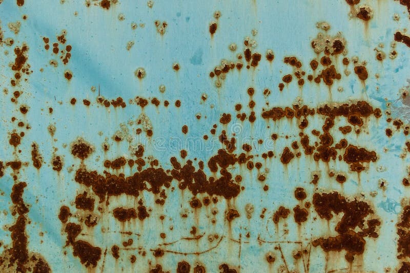 Grunge Metal Painted Texture. Old Painted Metal Surface with Rust and ...