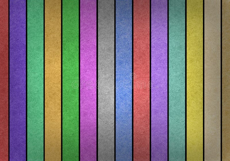 Grunge Multicolored Stripes Recycled Paper Craft Stock Image - Image of ...