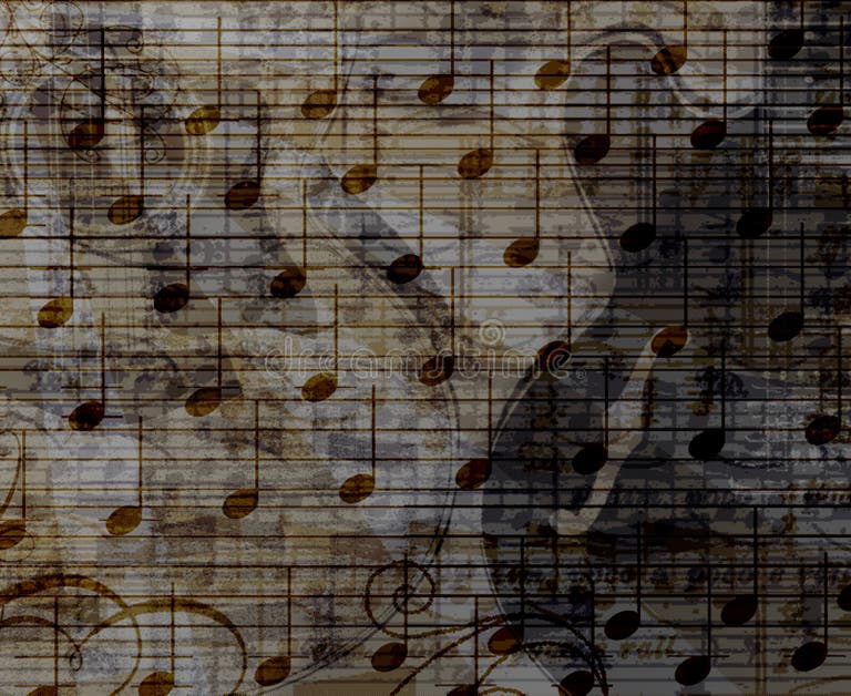 Brown Grunge Music Background Stock Illustrations – 2,390 Brown Grunge ...