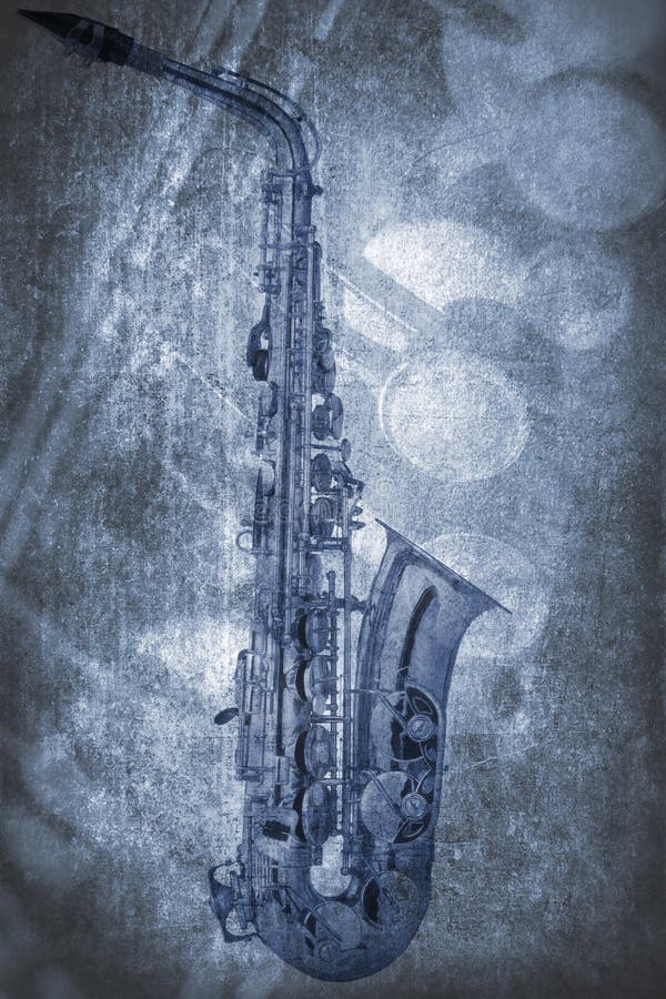 Grunge music instrument stock illustration. Illustration of background ...