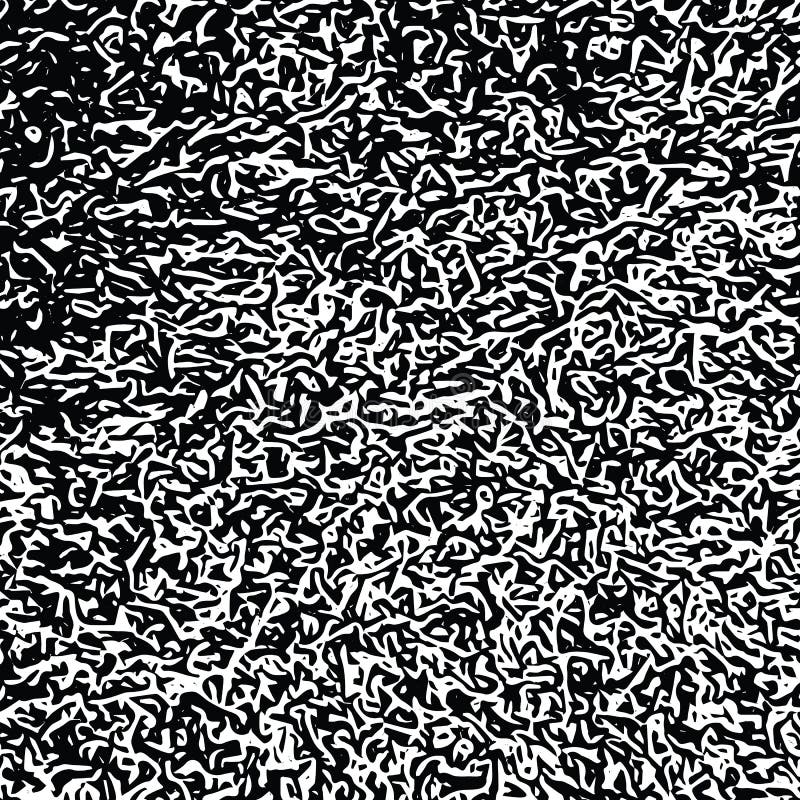 Grunge Noise Pattern. Abstract Vector Texture Background in Black and ...