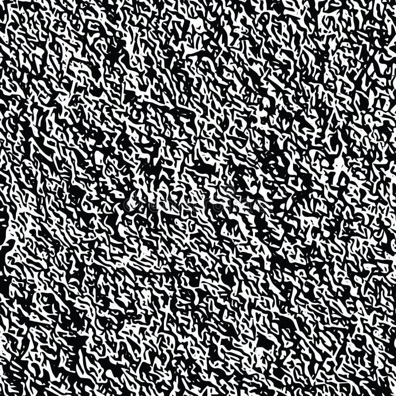 Grunge Noise Pattern. Abstract Vector Texture Background in Black and ...