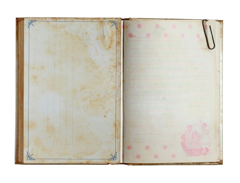 Old notebook stock photo. Image of note, notebook, stained - 10305792