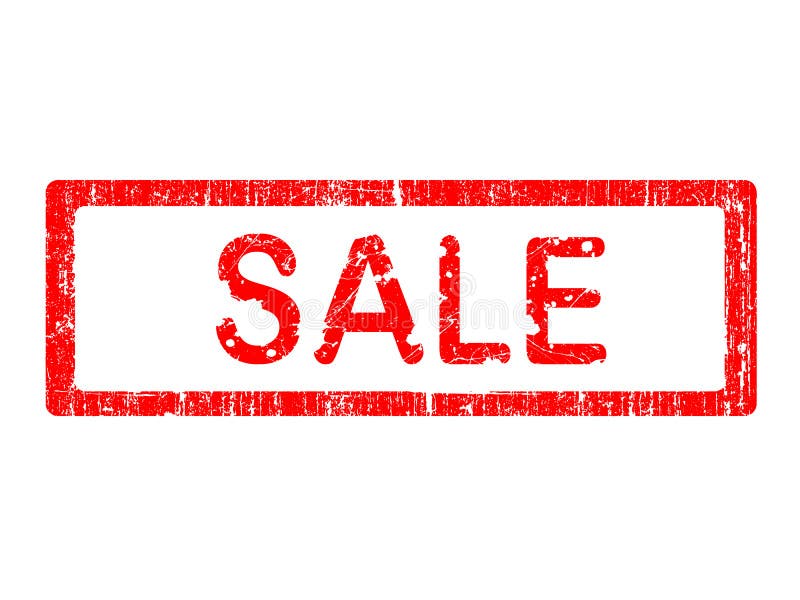 For Sale Stamp stock vector. Illustration of design, house - 39249209