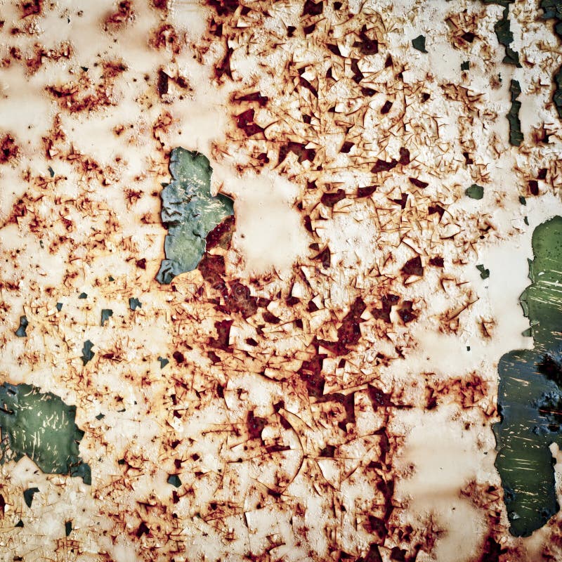 Grunge Old Paint Texture Background Overlay. Weathered Paint on Metal ...