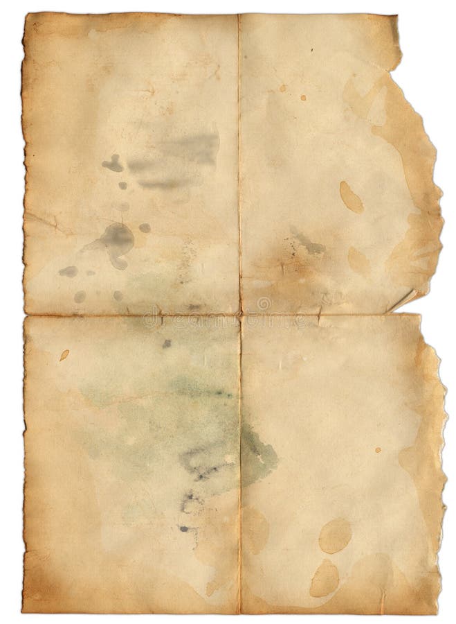 Grunge Old Paper with Spot for Design Stock Illustration - Illustration ...