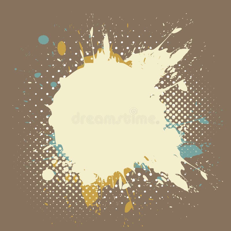 Grunge Paint Splash Background Stock Vector - Illustration of blue ...