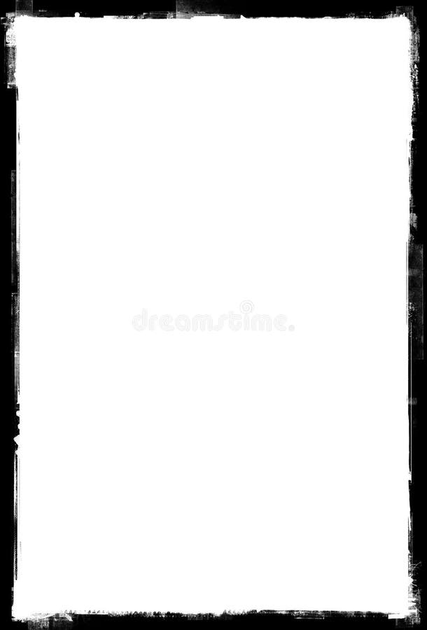 Grunge Paper Frame, Grunge Border Stock Illustration - Illustration of ...