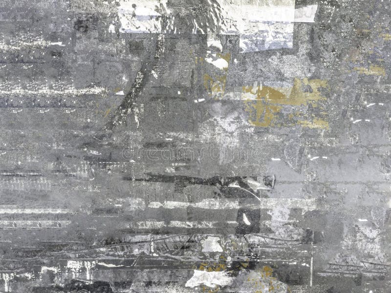 Grunge Torn Posters Texture Stock Image - Image of graphic, color ...