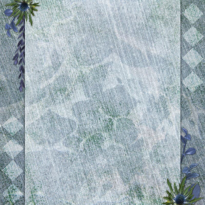 Grunge Papers Design in Scrapbooking Style Stock Illustration ...