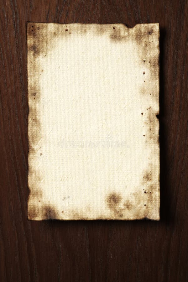 Grunge Parchment on Wooden Board Stock Image - Image of paper, vintage ...
