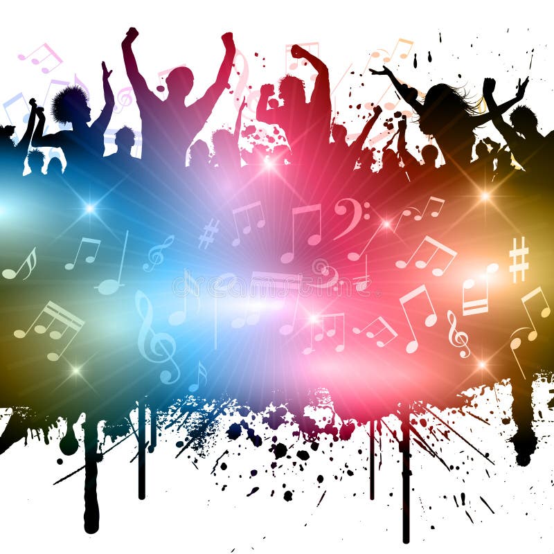 Grunge party flyer layout stock vector. Illustration of celebrate ...