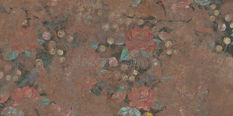 Grunge Pattern Painting for Decorative Texture Stock Illustration ...