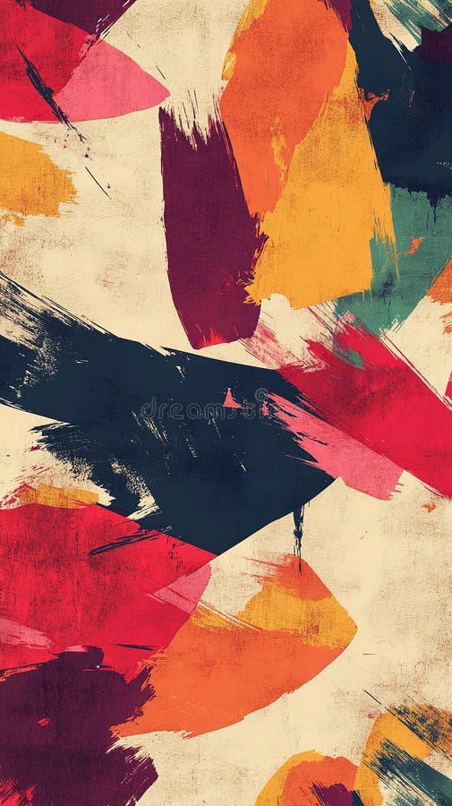 Grunge Pattern of Smeared Ink and Torn Paper Layers Stock Illustration ...