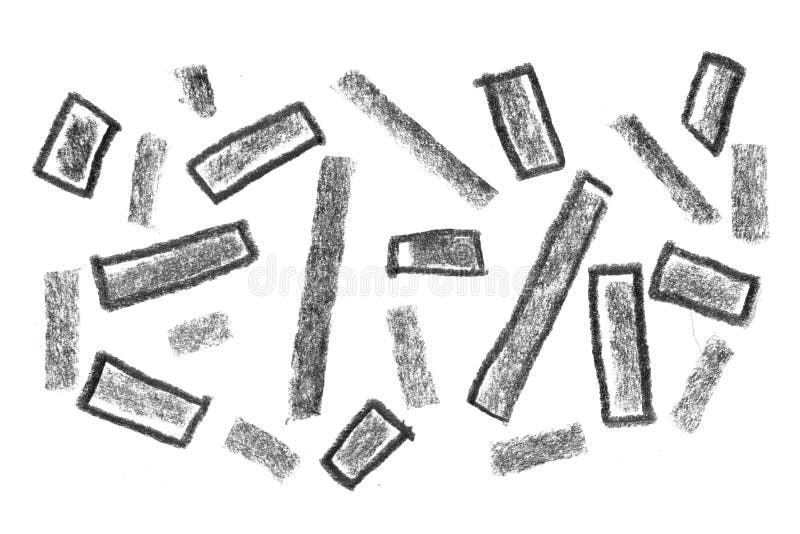 Grunge Pencil Texture. Abstract Pencil Structure Background. Rough ...