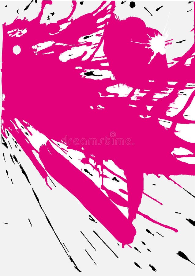 Grunge pink star frame stock vector. Illustration of circle - 8573747