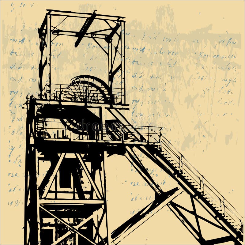 Coal Mine stock image. Image of derelict, abandoned, pithead - 11539899