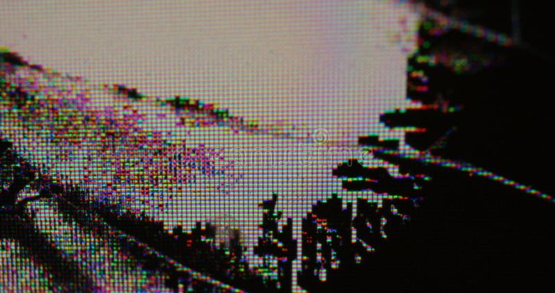 Grunge Pixel Screen Scratch Overlay Grunge Grain Stock Image - Image of ...