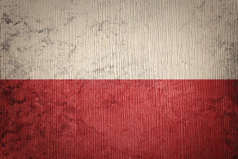 Grunge Poland Flag. Poland Flag with Grunge Texture Stock Photo - Image ...