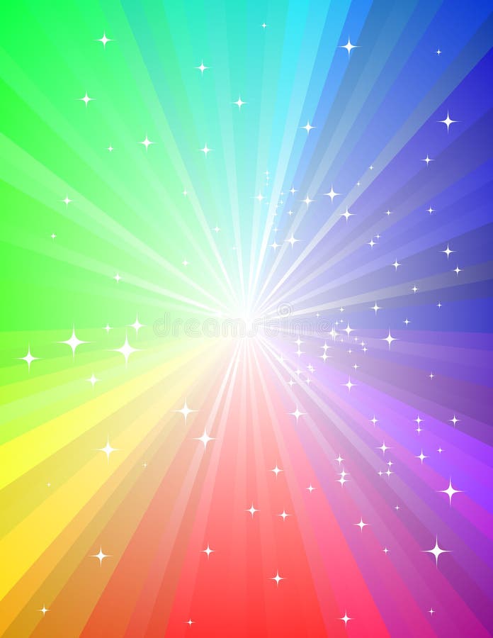 Grunge Rainbow Sunburst stock illustration. Illustration of abstract ...