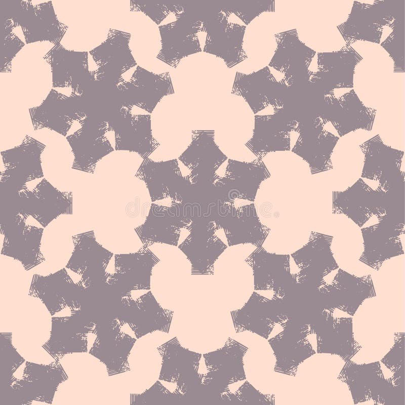 Grunge Random Snowflakes Seamless Stock Vector - Illustration of ...