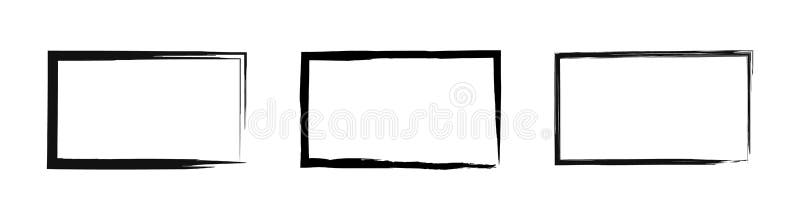 Vector Frame Rectangle Grunge Stock Illustrations – 39,626 Vector Frame ...