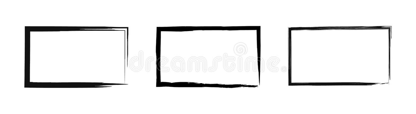 Hand Rectangular Drawn Sign Stock Illustrations – 1,374 Hand ...