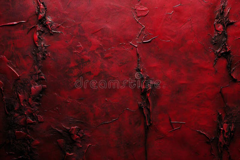 Grunge Red Background with Scratches and Cracks, Design Element Stock ...