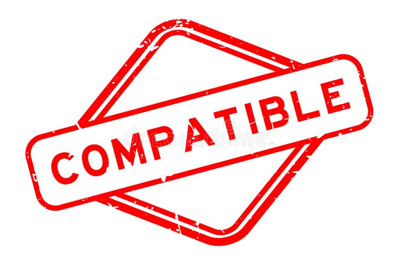 Compatible Grunge Rubber Stamp Stock Vector - Illustration of ...