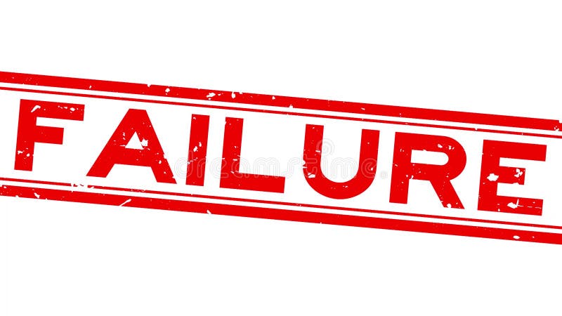 Grunge Red Failure Word Square Rubber Stamp Zoom on White Background ... Grunge Red Failure Word Square Rubber Stamp Zoom on White Background ...