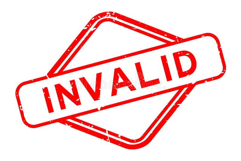 Invalid Word Stock Illustrations – 432 Invalid Word Stock Illustrations ...