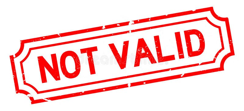 Not Valid Stock Illustrations – 199 Not Valid Stock Illustrations ...