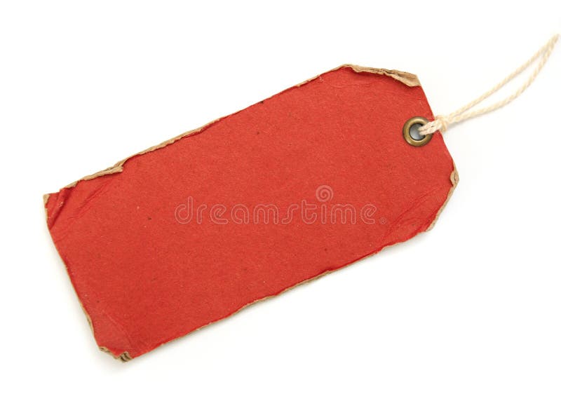 Red Tag Set stock image. Image of element, hanging, circle - 4784575
