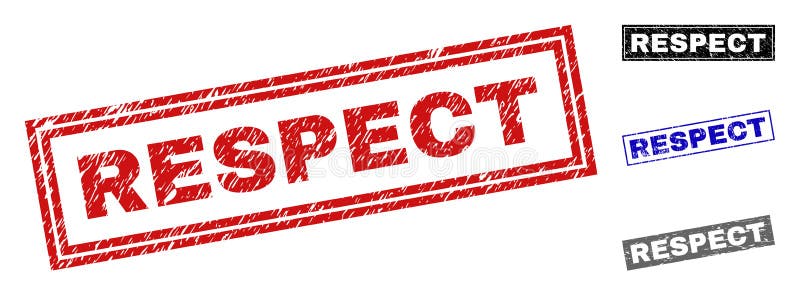 Respect Textured Rectangle Watermarks Stock Illustrations – 7 Respect ...