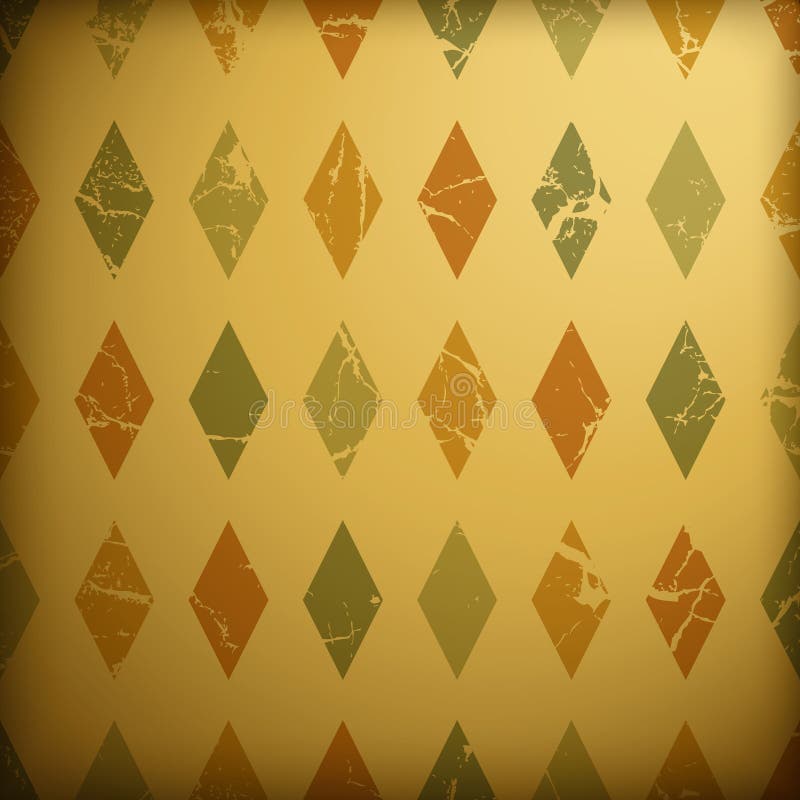 Vintage diamonds pattern stock vector. Illustration of italian - 33985639