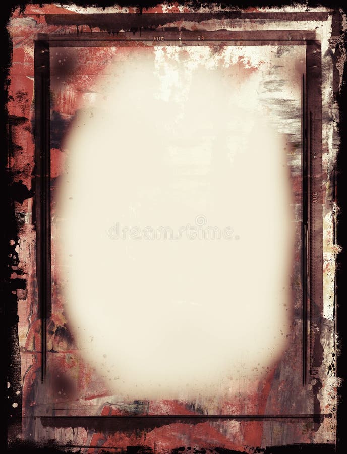 Grunge Retro Style Frame for Your Projects Stock Illustration ...